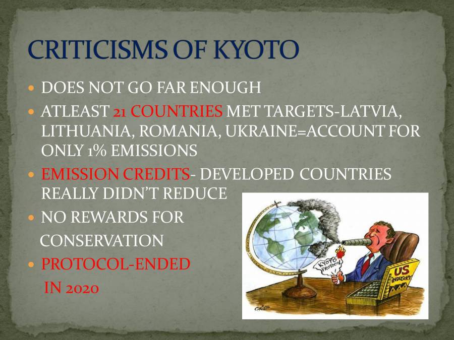 Presentation On Analysis Of Kyoto Protocol - PowerPoint Slides ...