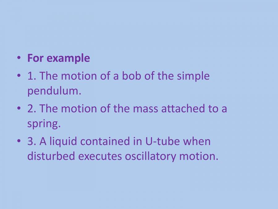 Simple Harmonic Motion-SHM - PowerPoint Slides - LearnPick India