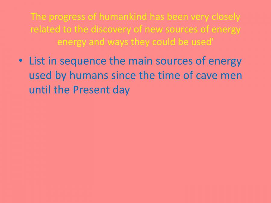 Energy - PowerPoint Slides - LearnPick India