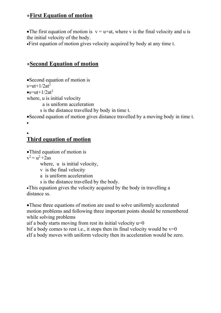 MOTION GR 8 NOTES WITH WORKSHEET Worksheet - PowerPoint Slides ...