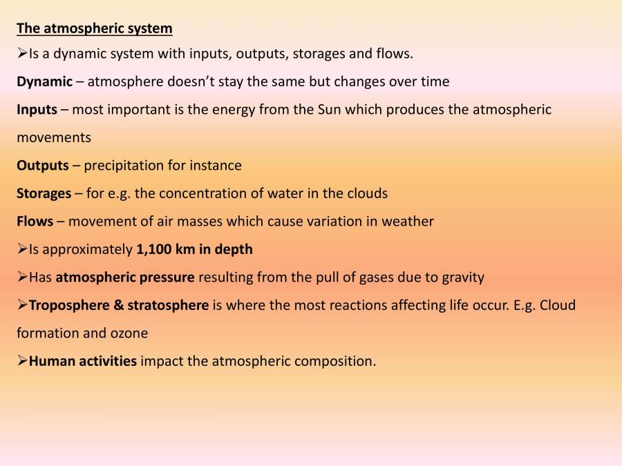Introduction To The Atmosphere - PowerPoint Slides - LearnPick India