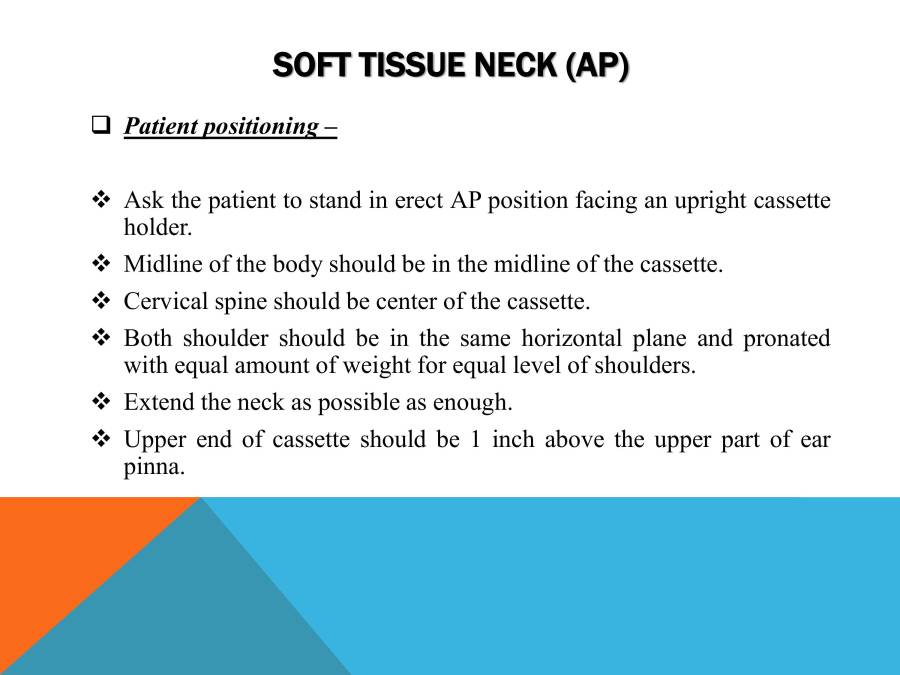 Soft Tissue Neck Radiography (Routine & Special) - PowerPoint Slides ...