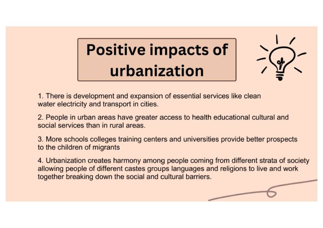 Sociology - Urbanization And Its Effects - PowerPoint Slides - LearnPick India