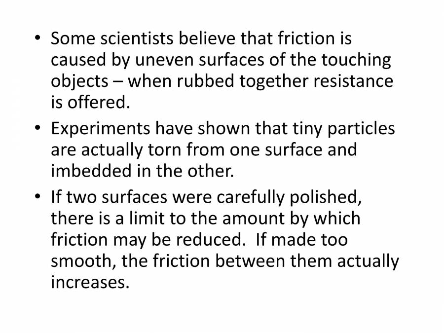 Reduce Friction Between Two Surfaces