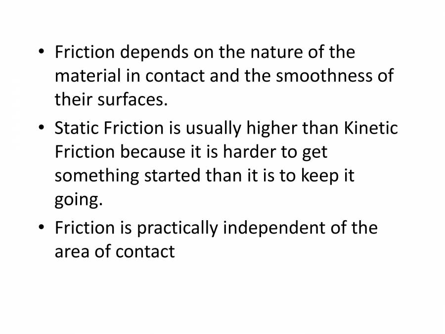 Friction - PowerPoint Slides - LearnPick India