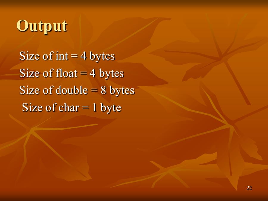 C Program Operators Ii Powerpoint Slides Learnpick India