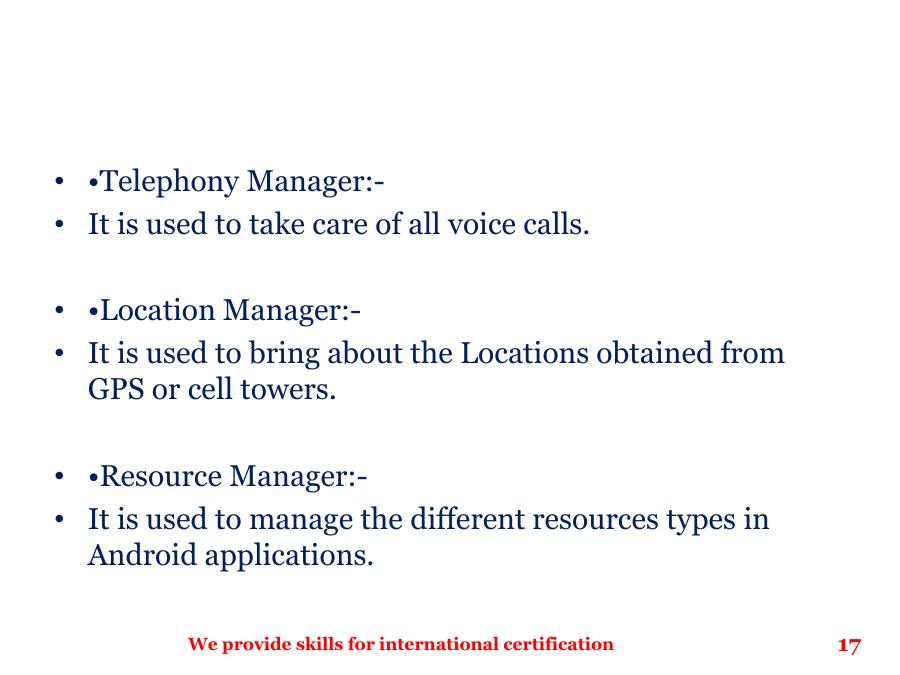 Brief Intro of Android - PowerPoint Slides - LearnPick India
