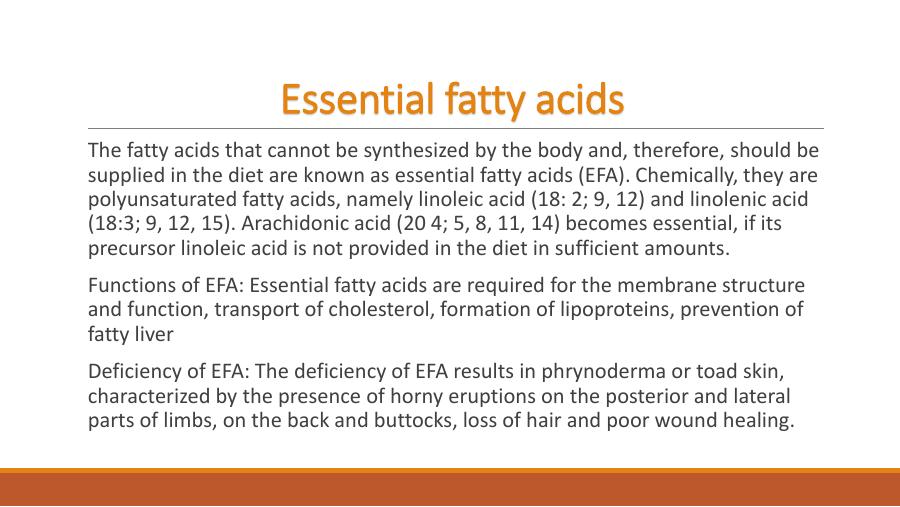 Lipid Chemistry - PowerPoint Slides - LearnPick India