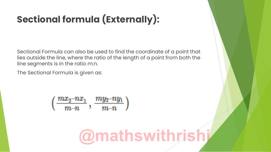 Coordinate Geometry (Class 10) - PowerPoint Slides - LearnPick India