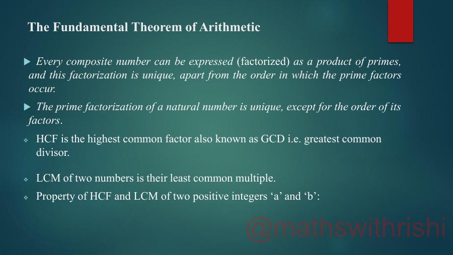 Real Numbers (Class 10th) - PowerPoint Slides - LearnPick India