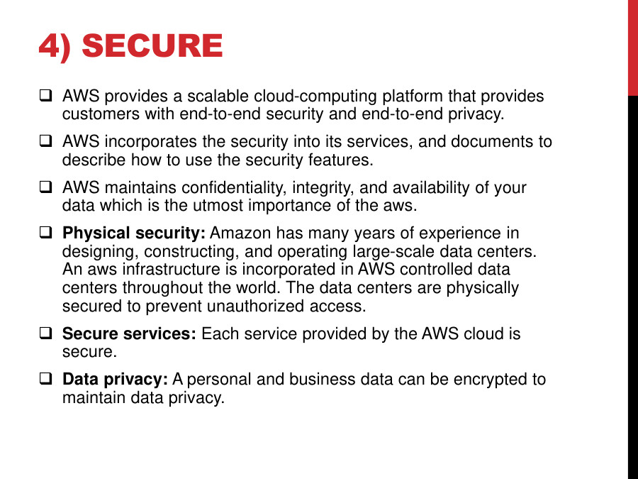 Amazon Web services - PowerPoint Slides - LearnPick India