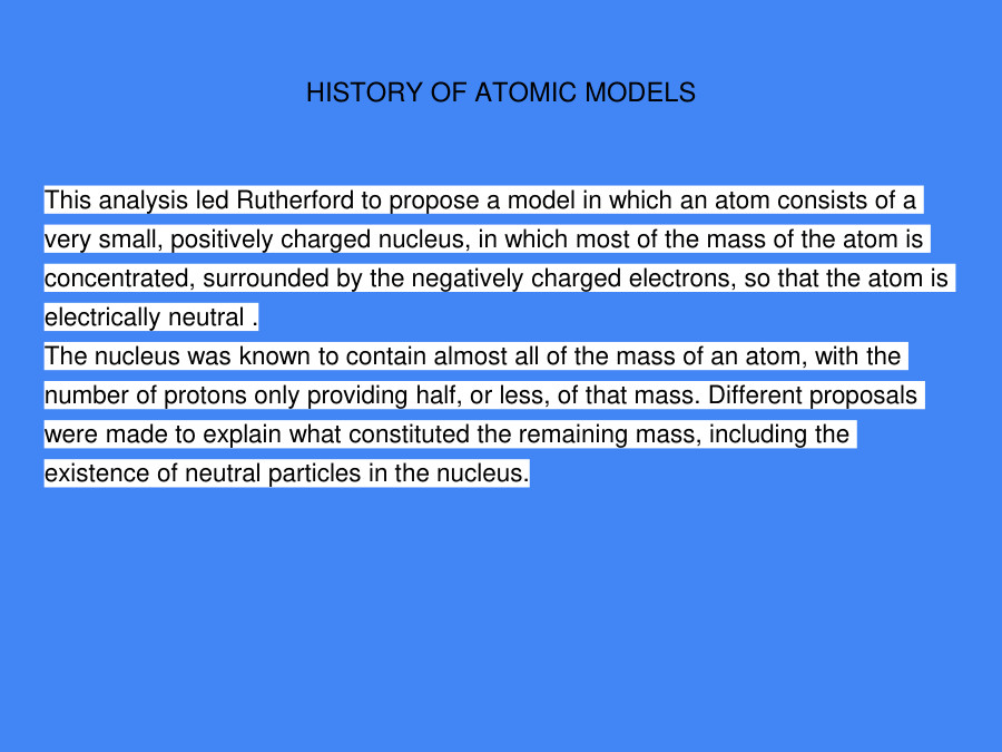 History of Atomic Models - PowerPoint Slides - LearnPick India