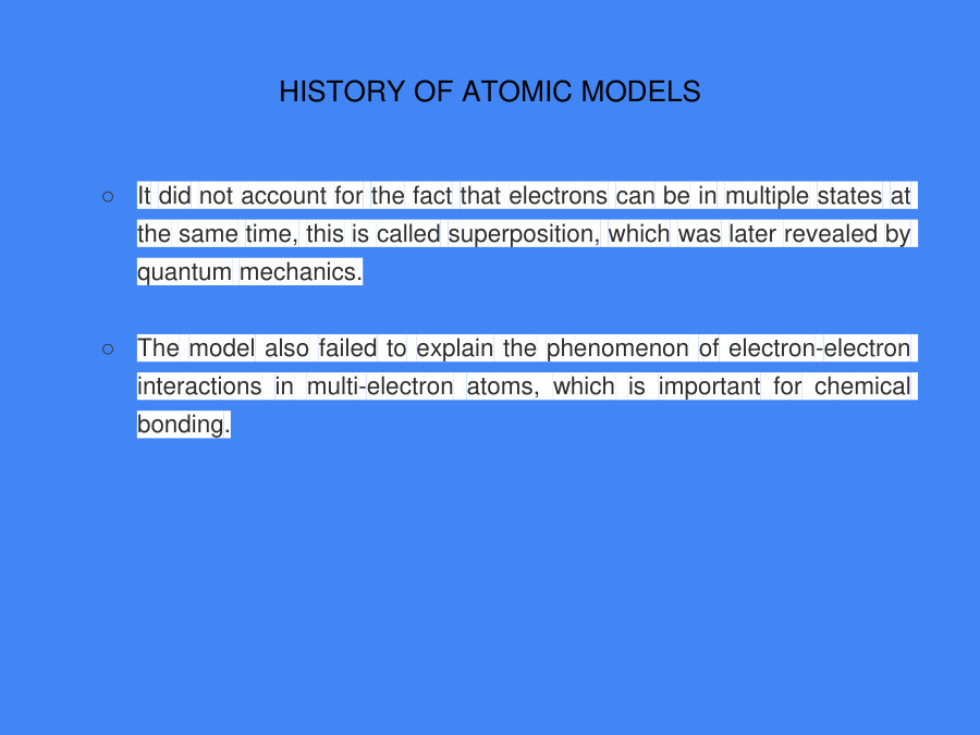 History of Atomic Models - PowerPoint Slides - LearnPick India