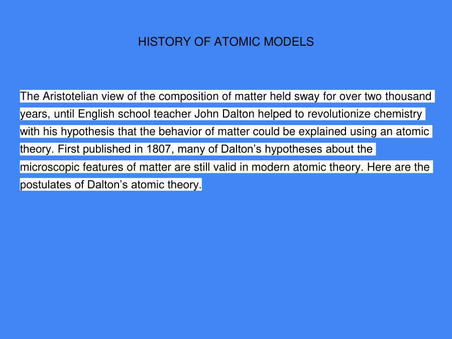 History of Atomic Models - PowerPoint Slides - LearnPick India