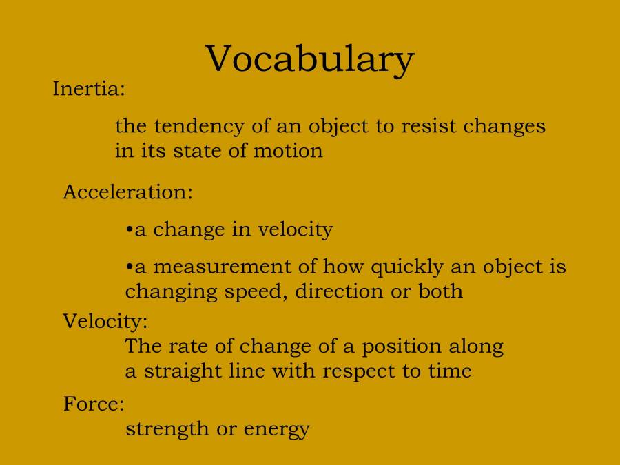 Newton's Laws Of Motion - PowerPoint Slides - LearnPick India