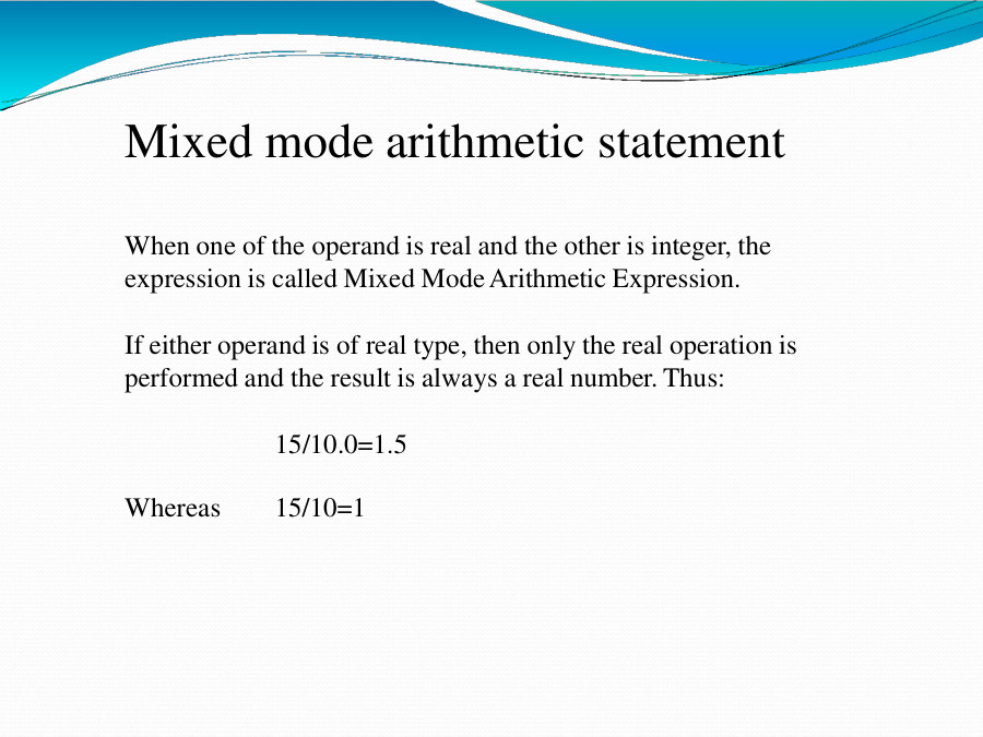 Operators and its types - PowerPoint Slides - LearnPick India