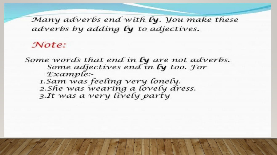 Adverb - PowerPoint Slides - LearnPick India