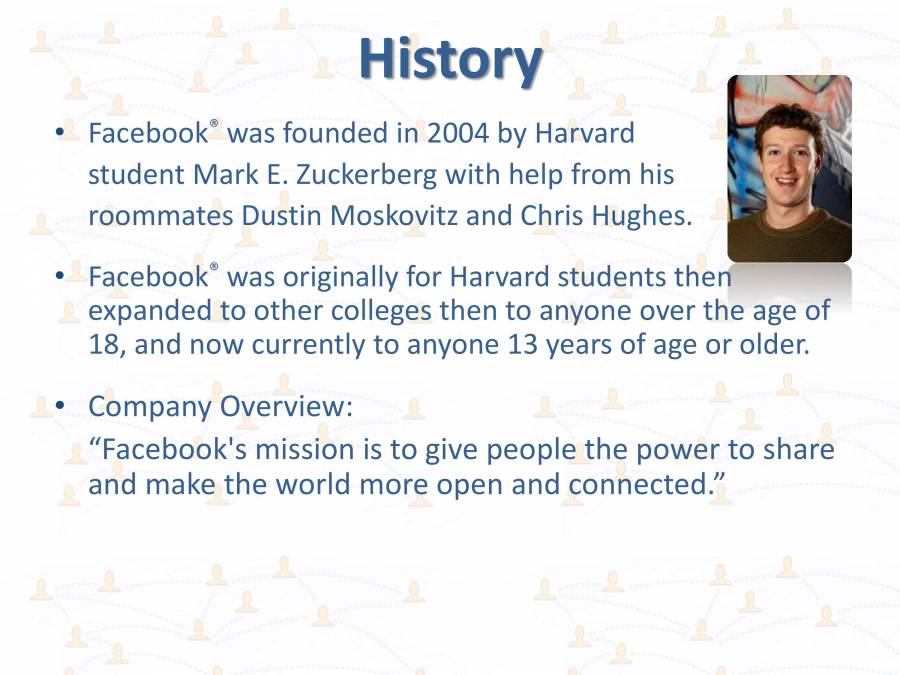 Facebook - PowerPoint Slides - LearnPick India