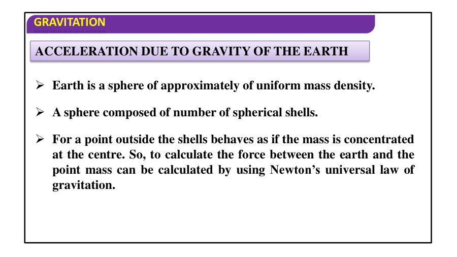 Gravitation PPT (JEE/NEET) - PowerPoint Slides - LearnPick India