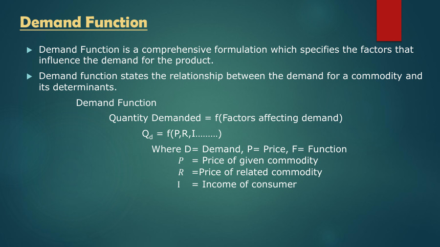 Demand - PowerPoint Slides - LearnPick India