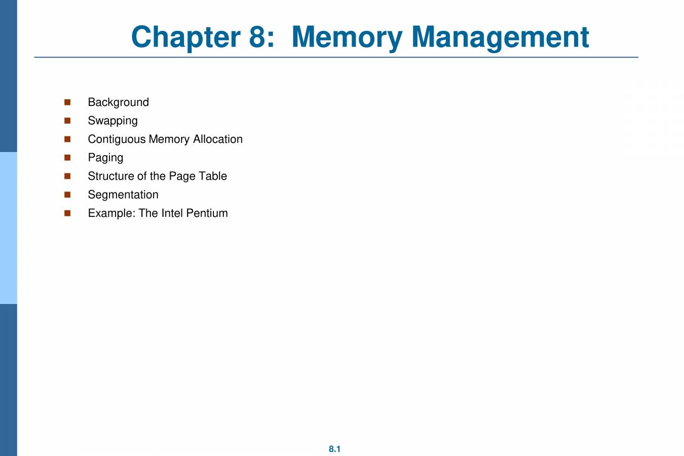Operating System- Main Memory - PowerPoint Slides - LearnPick India