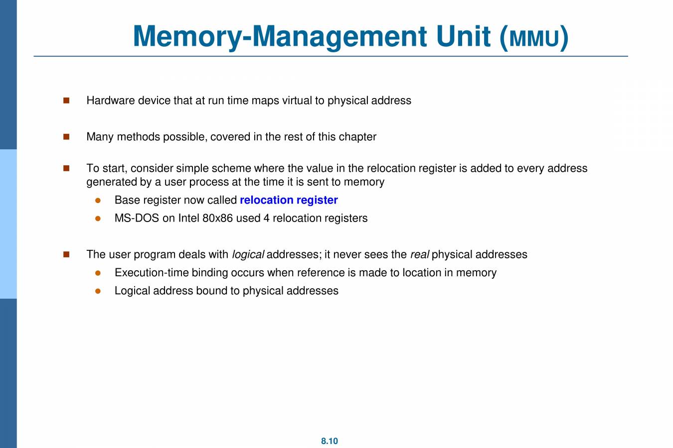 Operating System- Main Memory - PowerPoint Slides - LearnPick India
