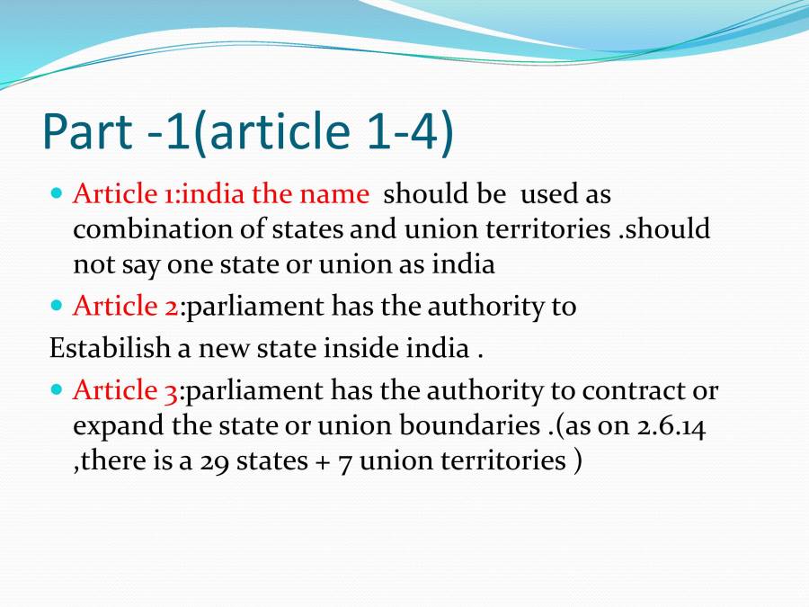Indian Constitution - PowerPoint Slides - LearnPick India