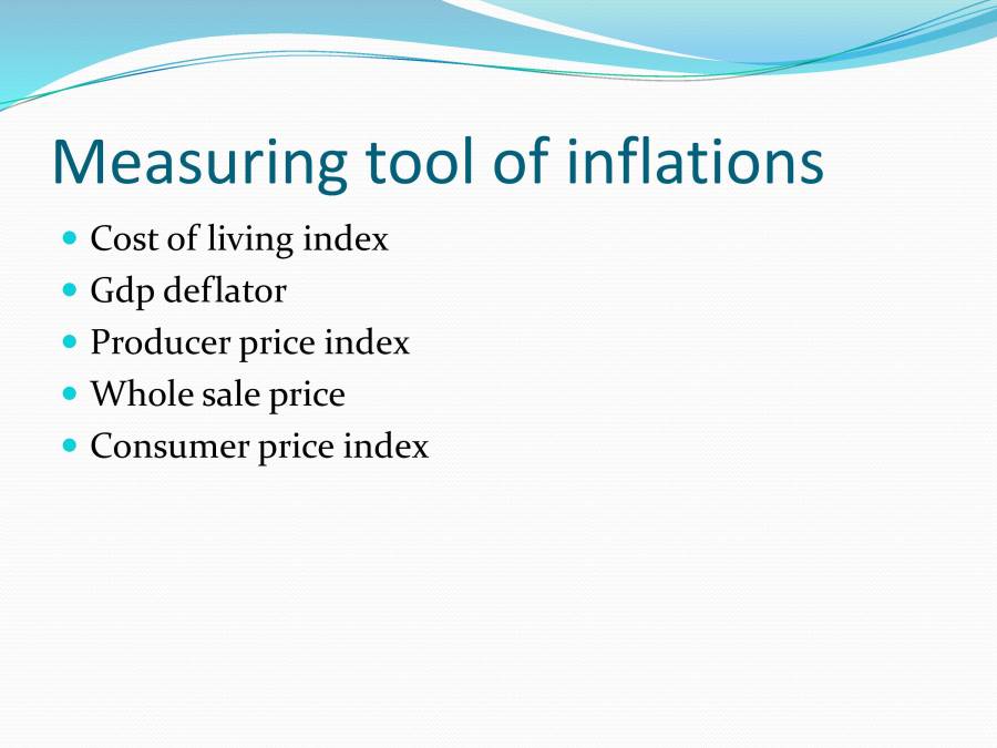 Inflation - PowerPoint Slides - LearnPick India
