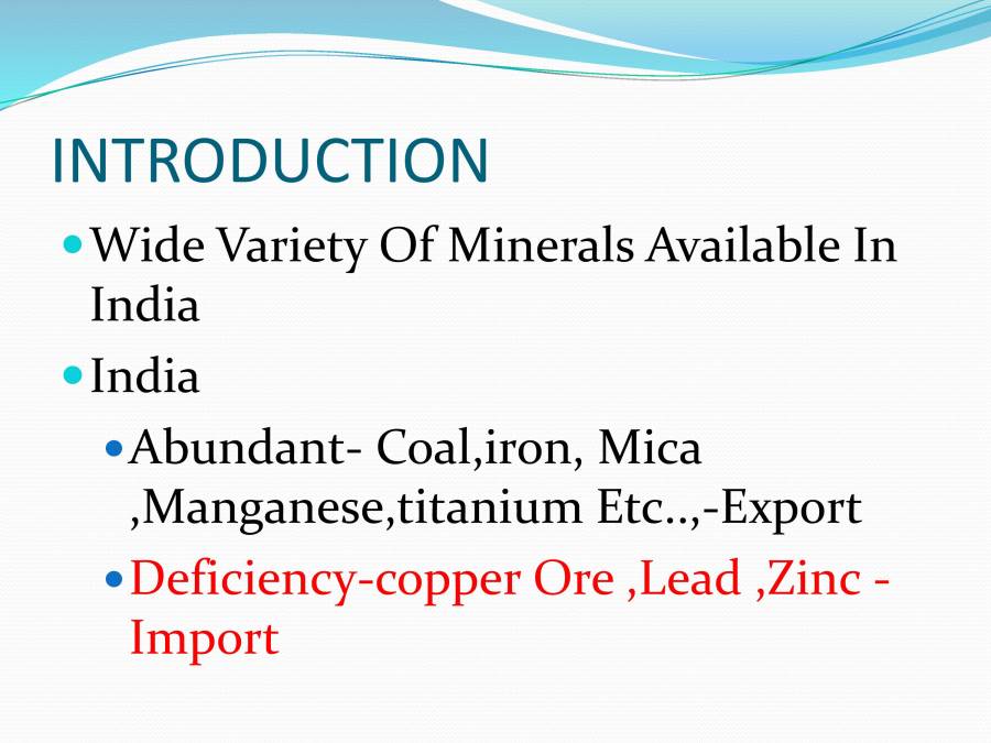 Minerals - PowerPoint Slides - LearnPick India