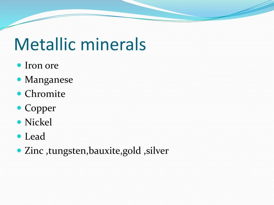 Minerals - PowerPoint Slides - LearnPick India