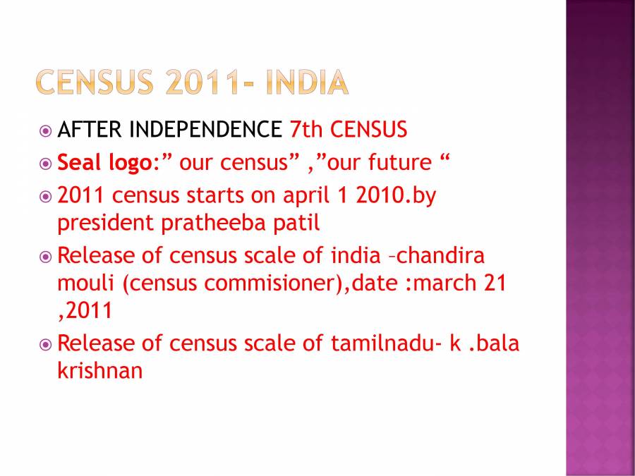 Population - PowerPoint Slides - LearnPick India