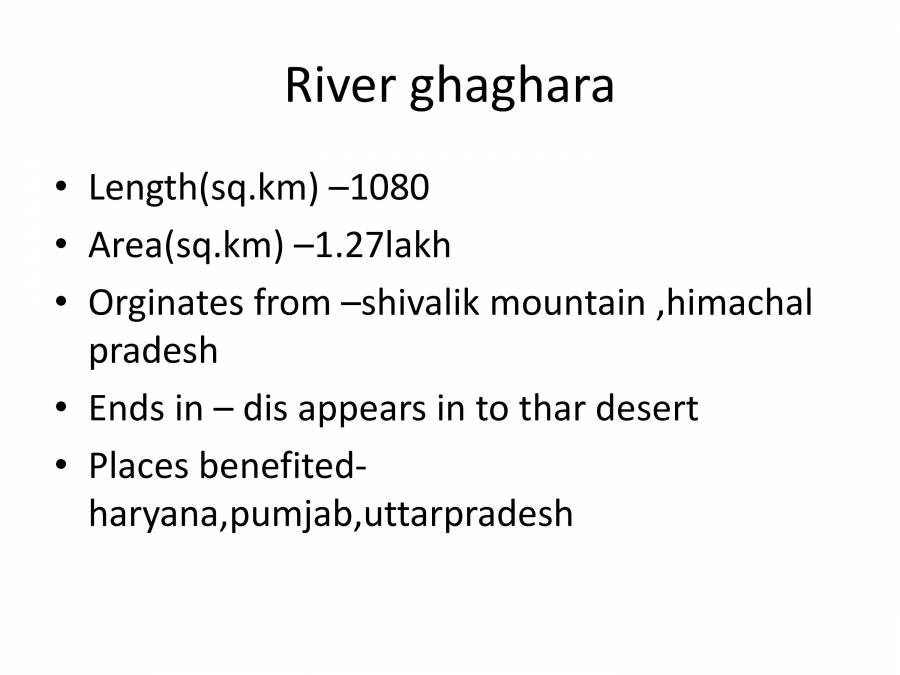 River System In India - PowerPoint Slides - LearnPick India