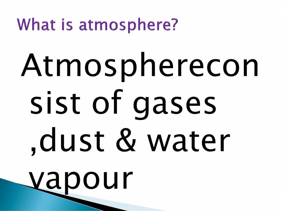 Structure Of The Atmosphere - PowerPoint Slides - LearnPick India