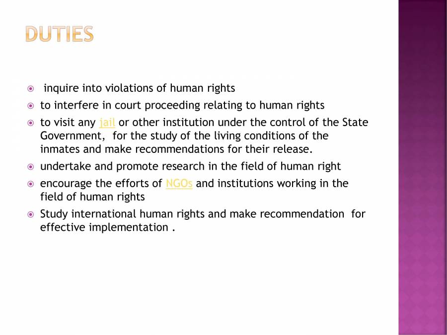 National Human Rights Commission - PowerPoint Slides - LearnPick India