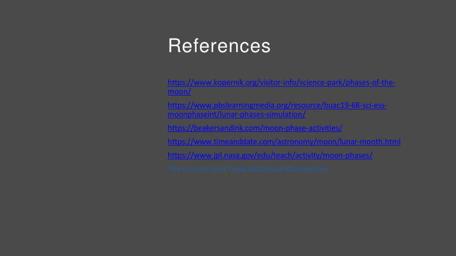 Phases of moon - PowerPoint Slides - LearnPick India