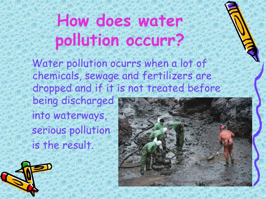 Water Pollution - PowerPoint Slides - LearnPick India