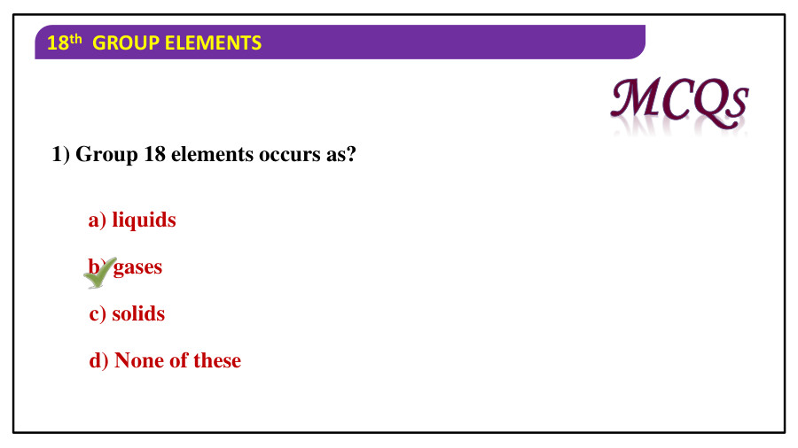 18 Group Elements Group - PowerPoint Slides - LearnPick India
