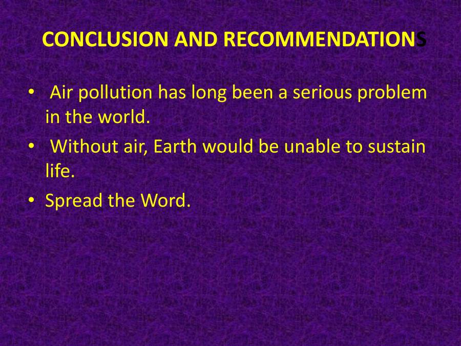 Air Pollution - PowerPoint Slides - LearnPick India