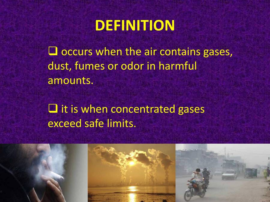 Air Pollution - PowerPoint Slides - LearnPick India