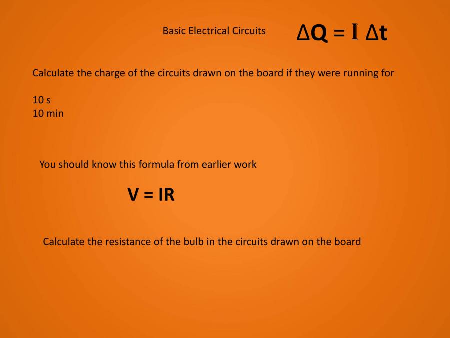 Current Electricity - PowerPoint Slides - LearnPick India