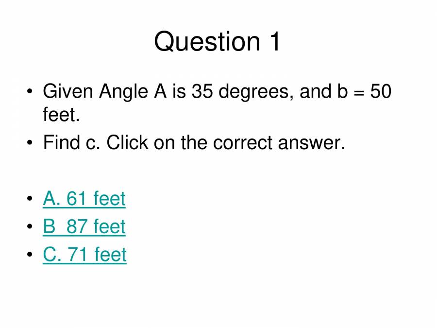 T Ratios - PowerPoint Slides - LearnPick India