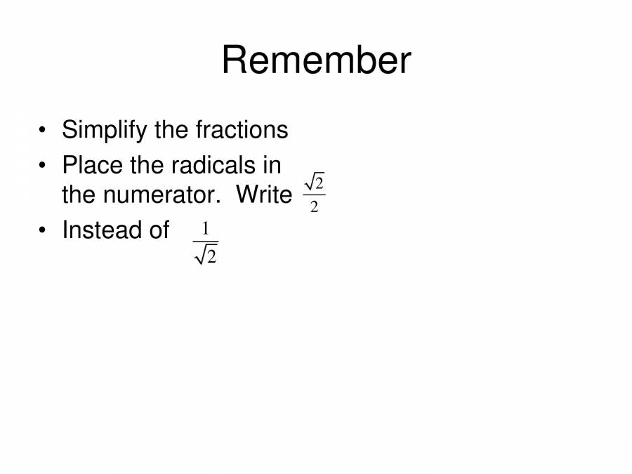 T Ratios - PowerPoint Slides - LearnPick India