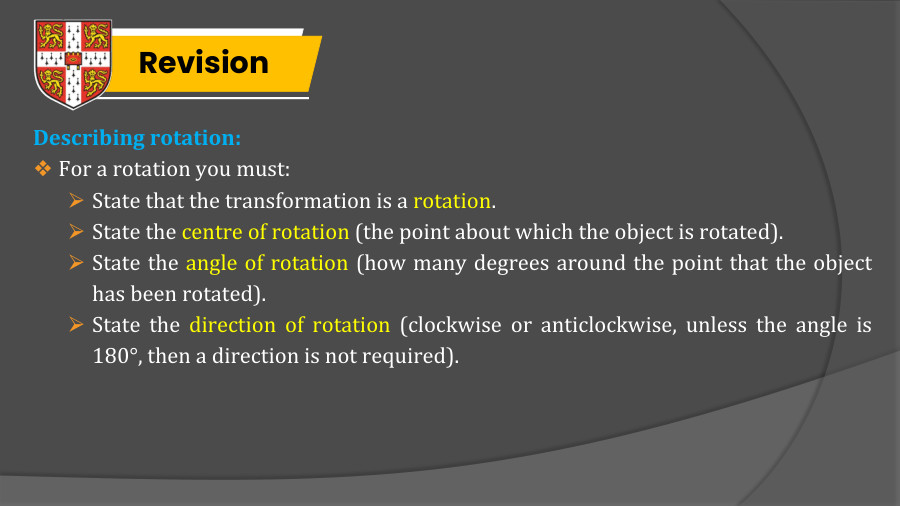Vectors and Transformations - PowerPoint Slides - LearnPick India