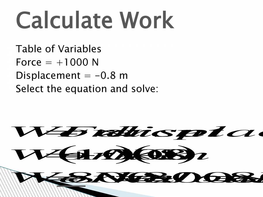 Work- Power- Energy - PowerPoint Slides - LearnPick India