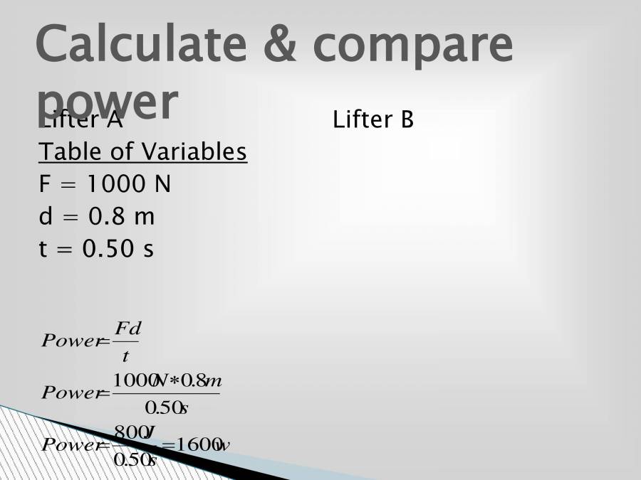 Work- Power- Energy - PowerPoint Slides - LearnPick India