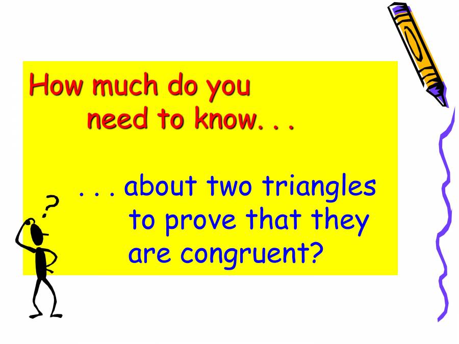 Congruency Of Triangle - PowerPoint Slides - LearnPick India