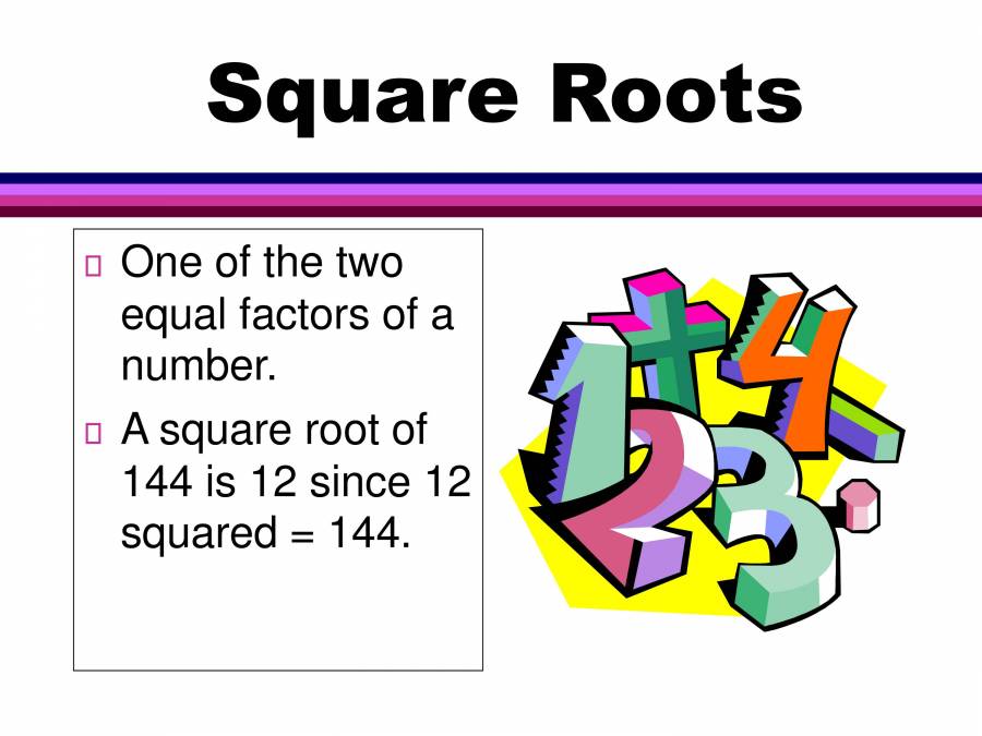 Square And Square Root - PowerPoint Slides - LearnPick India