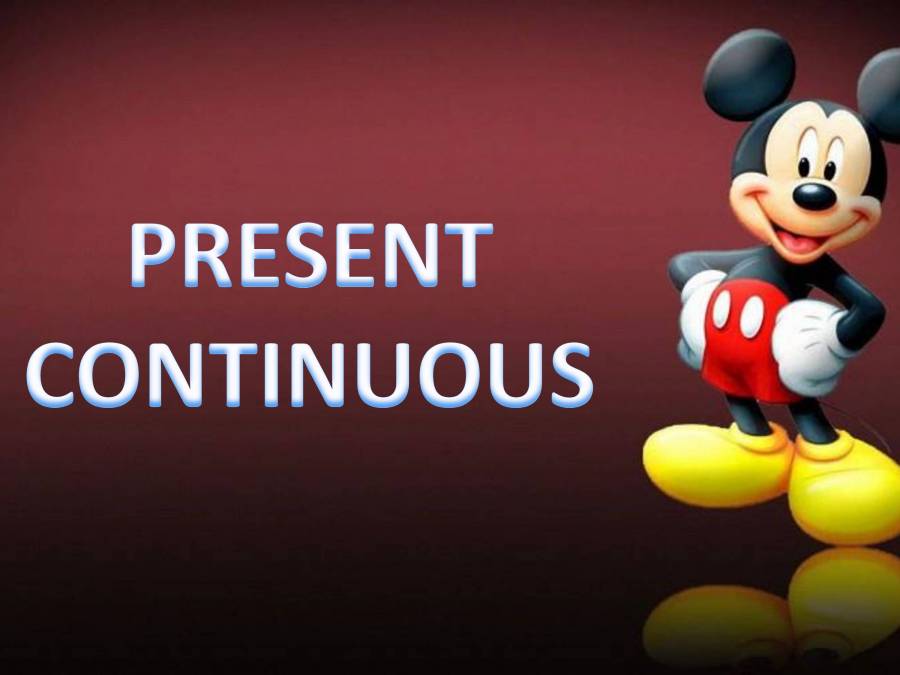 PRESENT CONTINUOUS TENSE ENGLISH GRAMMER - PowerPoint Slides ...