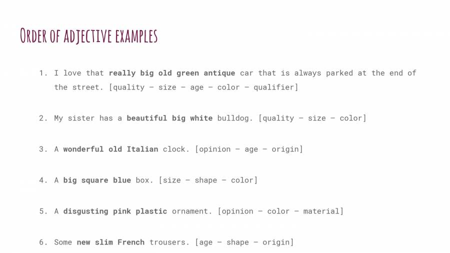 LEARN ABOUT ADJECTIVES - PowerPoint Slides - LearnPick India