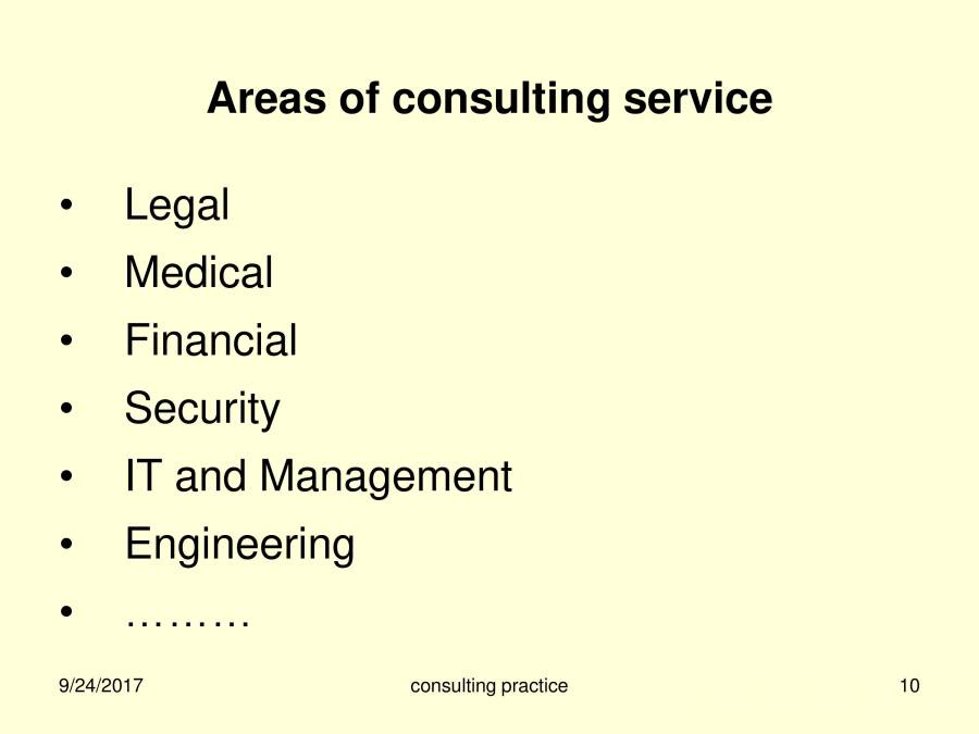 Consulting Practice - PowerPoint Slides - LearnPick India